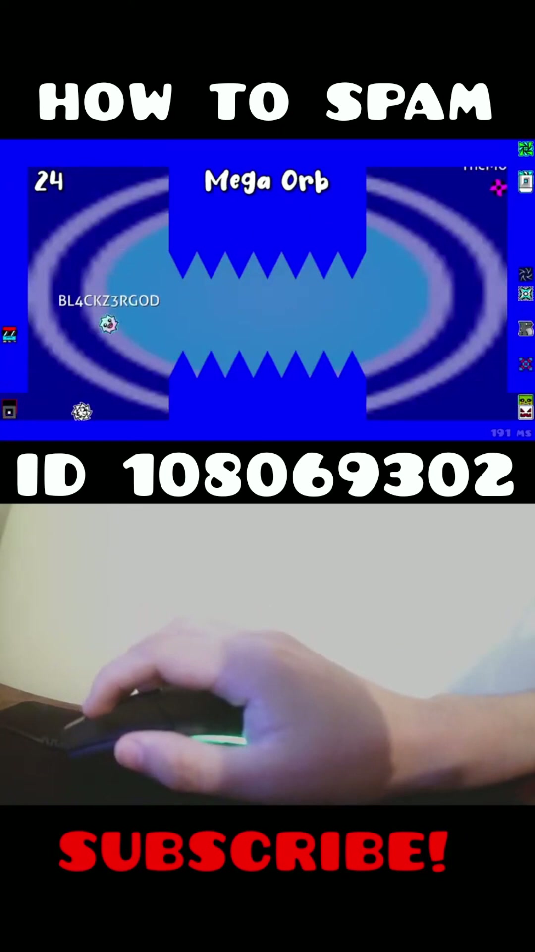 How to spam #geometrydash #deluxe12 #gd #gdupdate #gaming #games