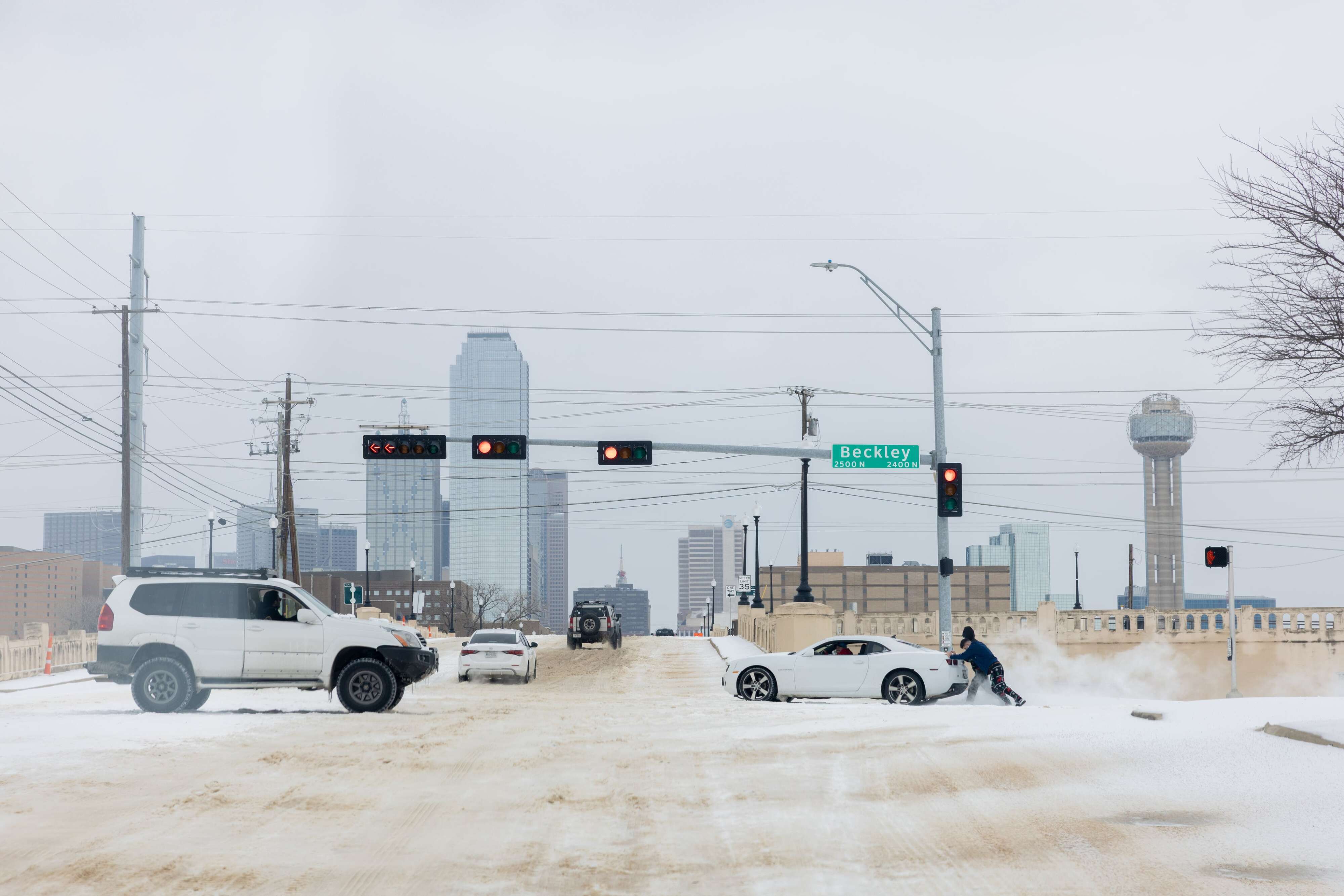 Live traffic map: Ice makes for hazardous road conditions in Dallas ...