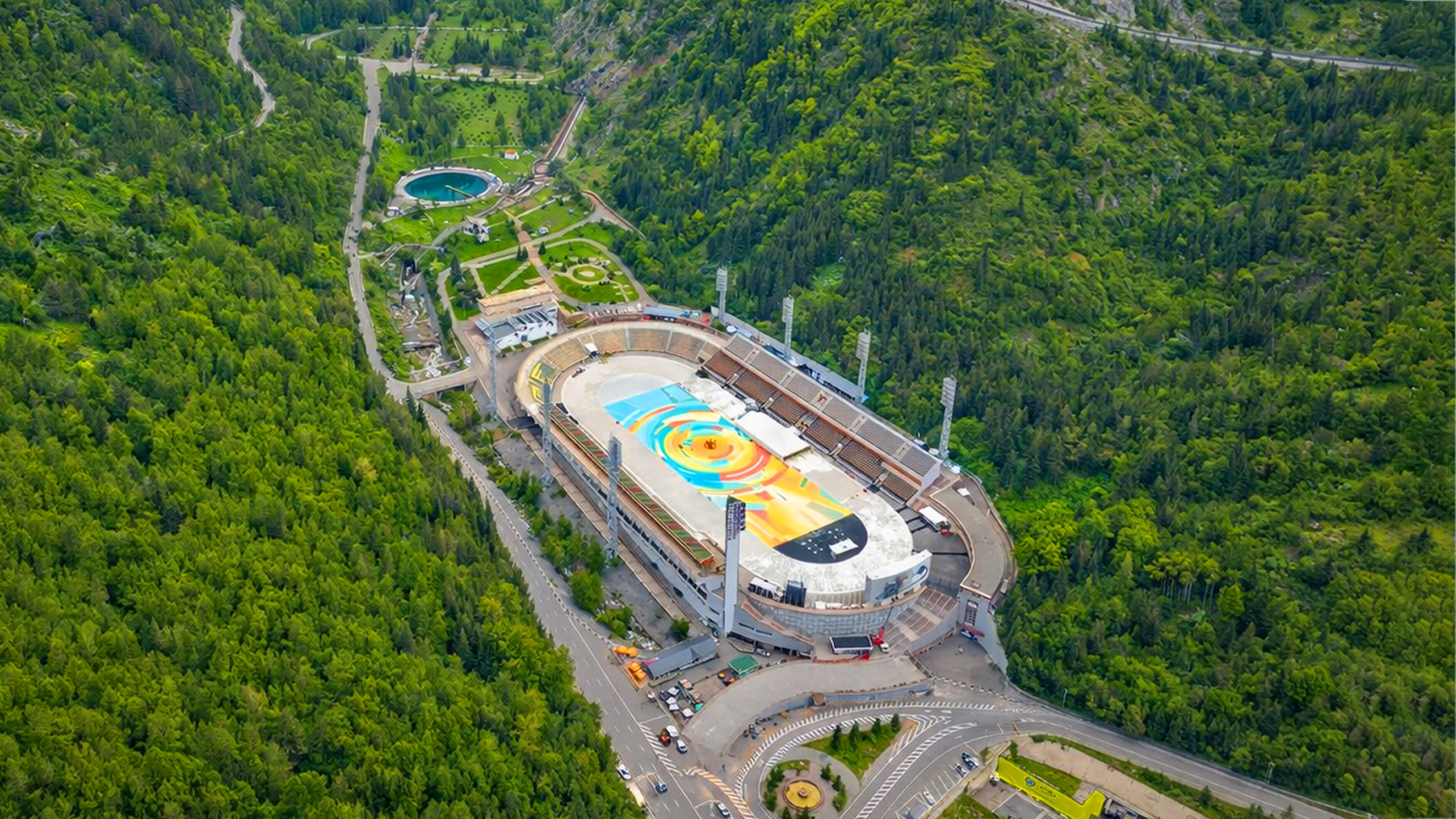 How high is the Medeu ice rink above sea level?