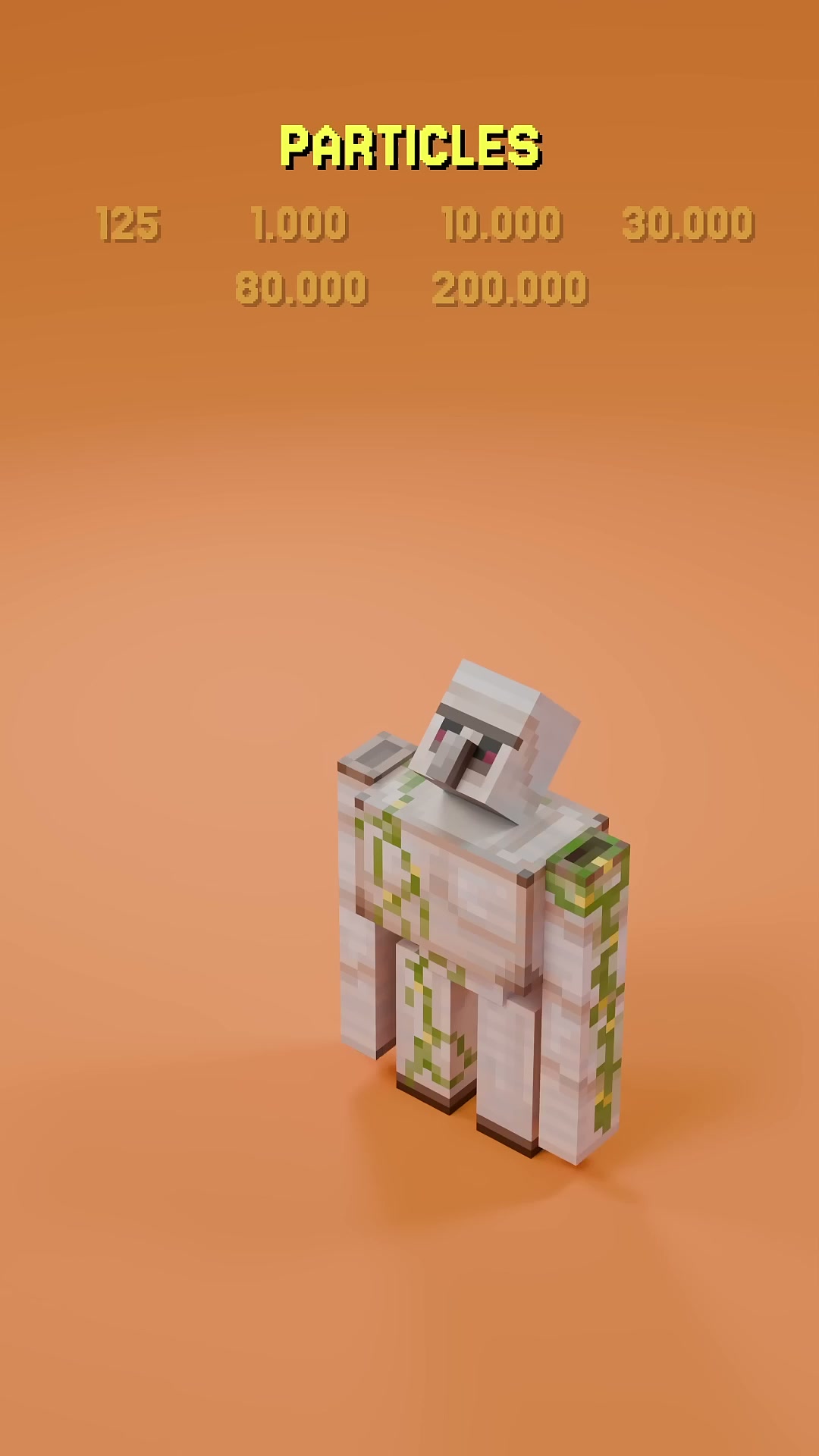 Minecraft iron golem satisfying sand fluid simulations!