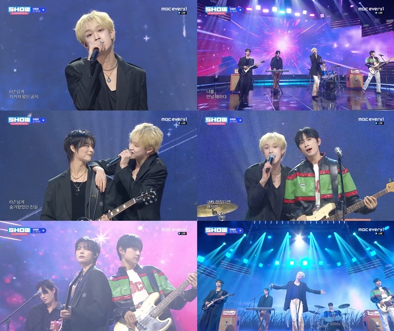 밴드 2Z, '쇼챔'서 신곡 '아찔해(Dizzy)' 무대로 증명한 라이브 능력