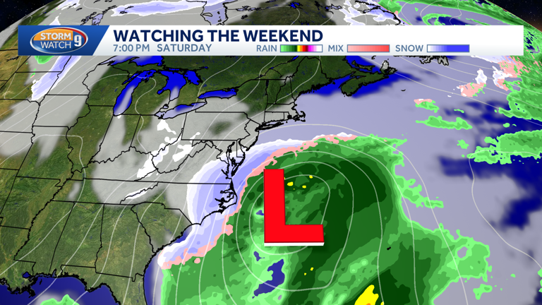 Weekend nor'easter storm track still uncertain, large differences in impact