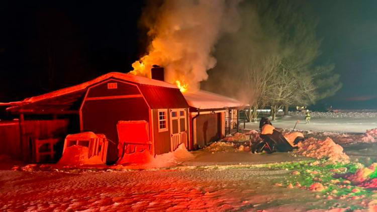2 dogs rescued after overnight house fire in Morgan County