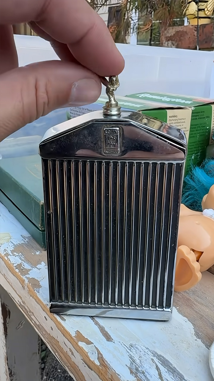 Finding many unique items at garage sale