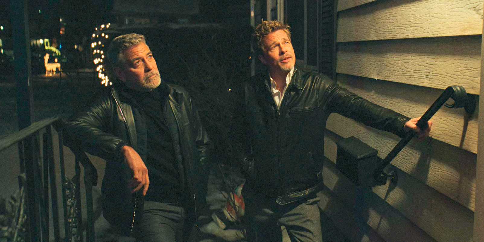 George Clooney & Brad Pitt reunite in thrilling crime caper 'Wolfs' on ...