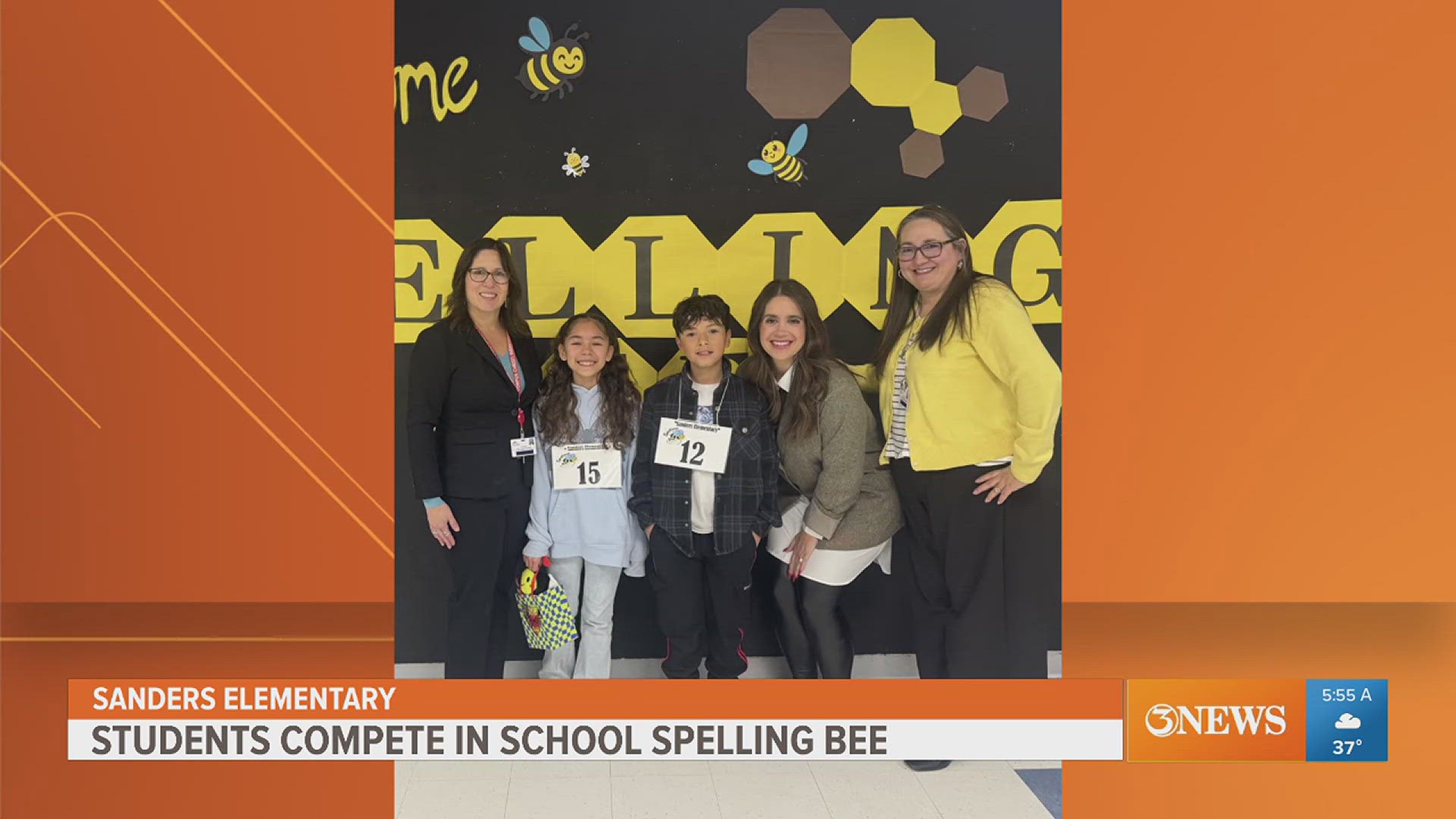 Sanders Elementary: Students compete in school spelling bee