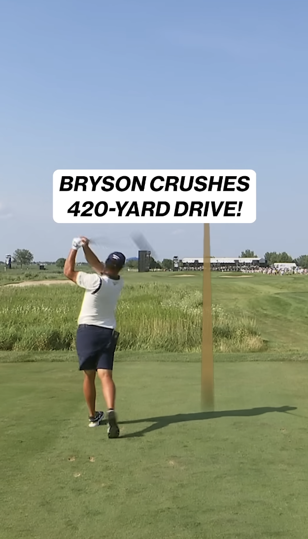 Bryson DeChambeau crushes 420-yard drive