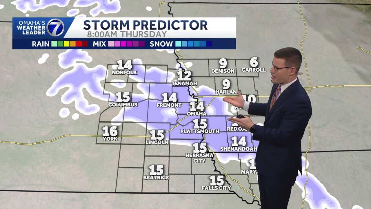 Omaha weather: Late week snow chance, another shot of cold into weekend