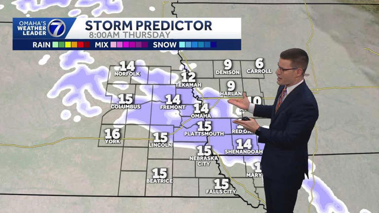 Omaha weather: Late week snow chance, another shot of cold into weekend