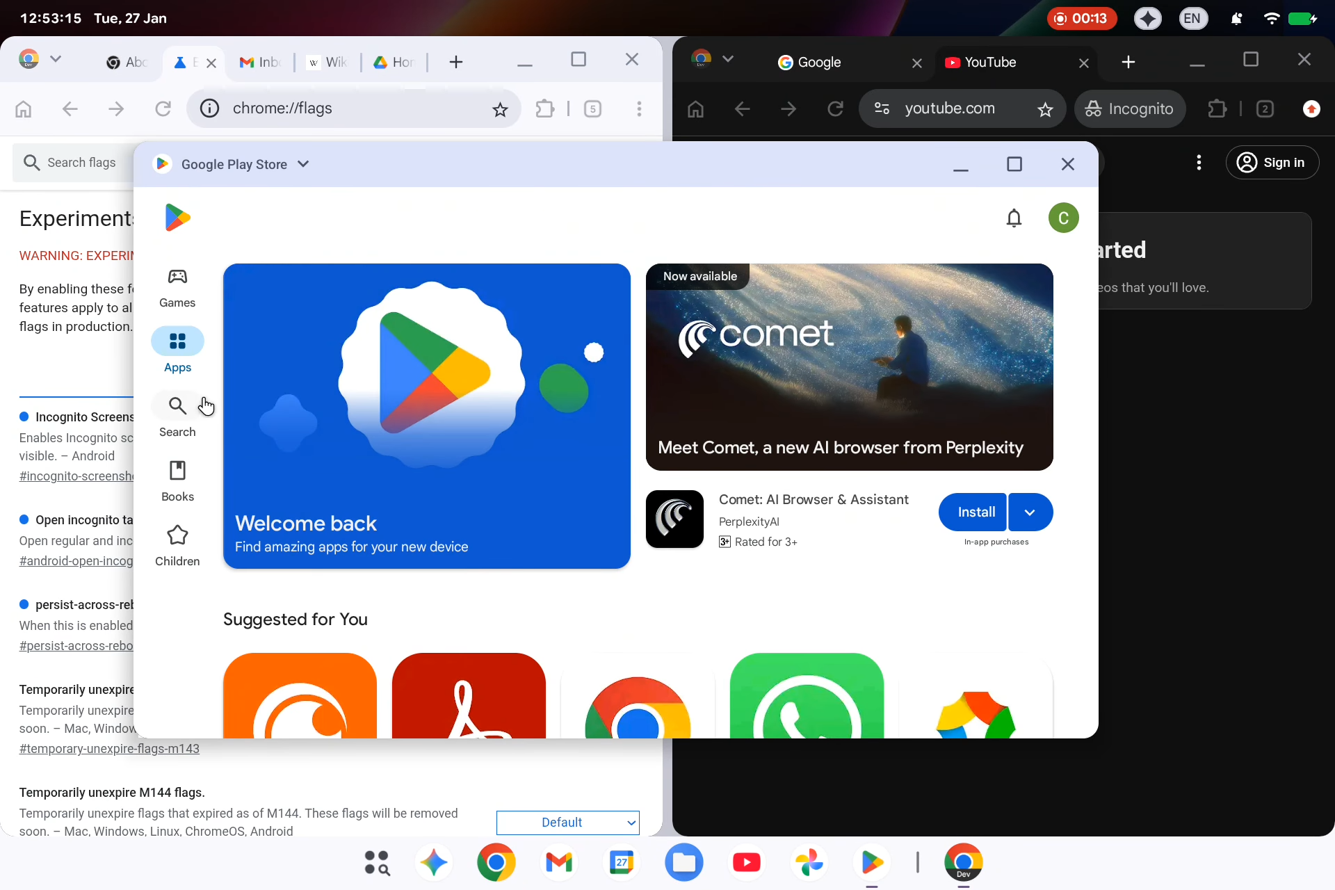 Our first look at Google's Android for PC interface leaks in a bug report