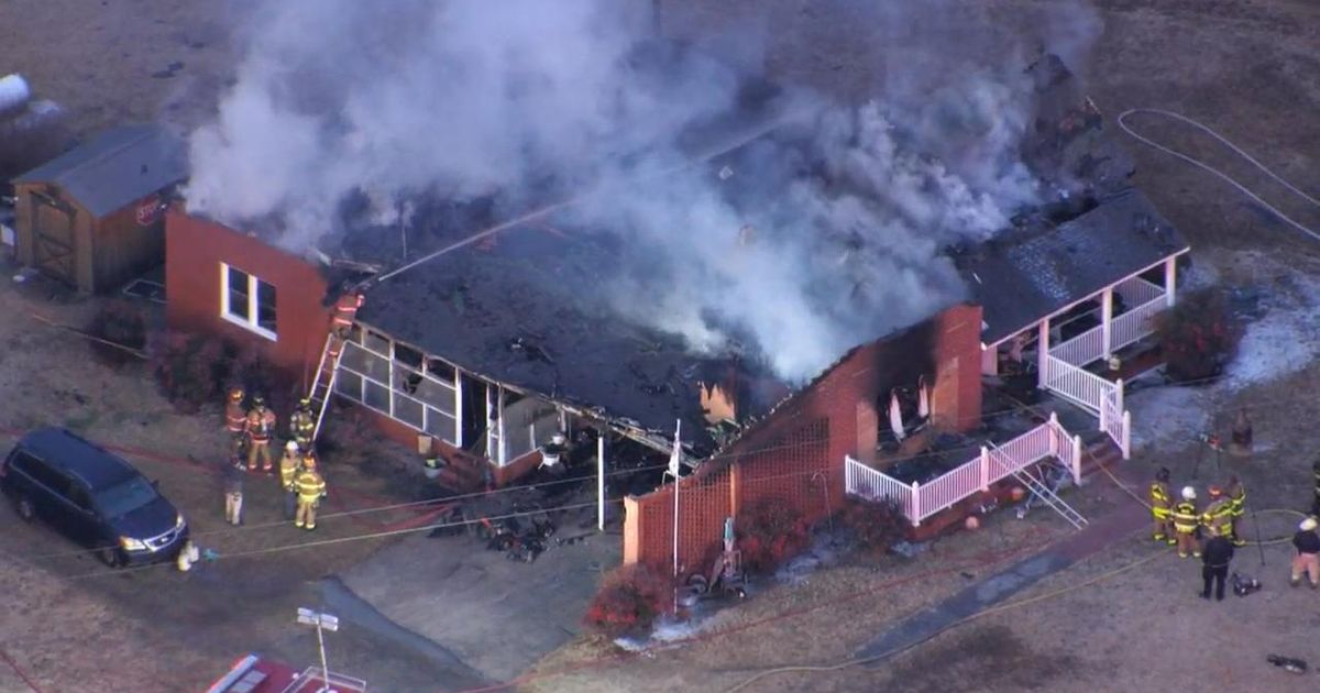 Person, pets escape burning home in eastern Wake County