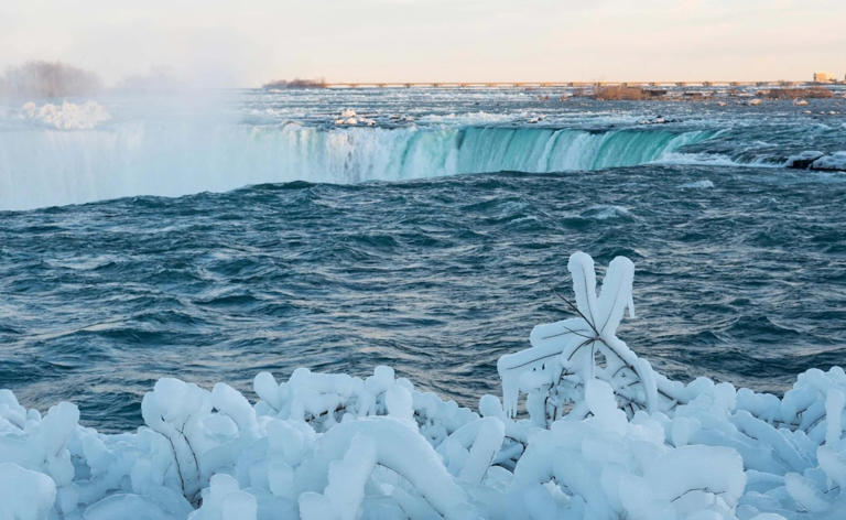 Videos of 'Frozen' Niagara Falls go viral. How to experience this ...