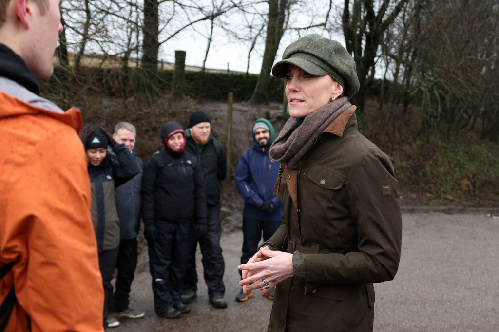 Princess Kate captured on camera hurrying hiking group in 'relatable ...