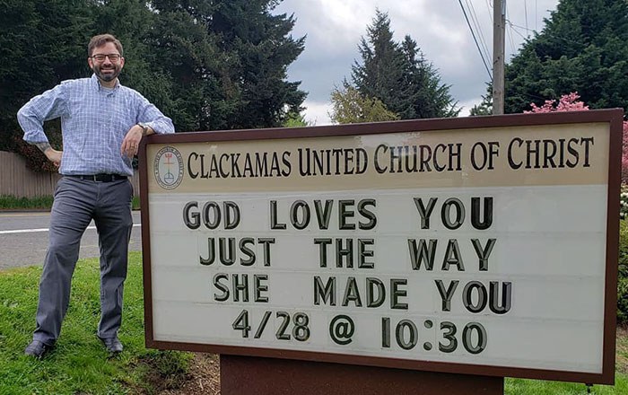 This church is going viral for their openness and their sign game is ...