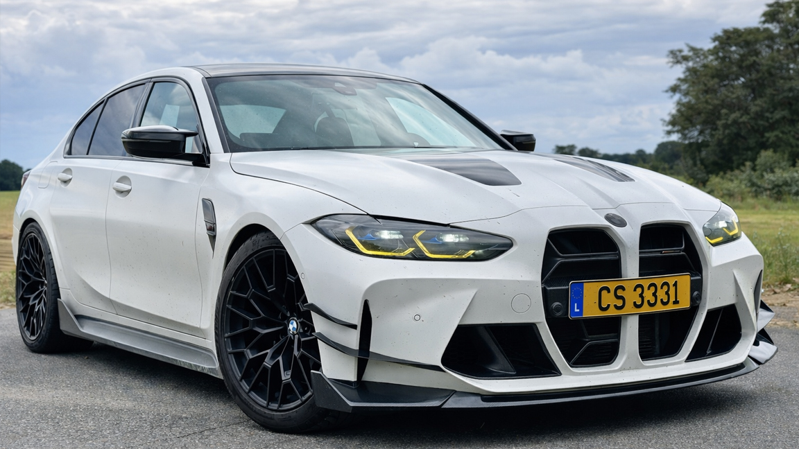 BMW M3 CS POV drive at full power