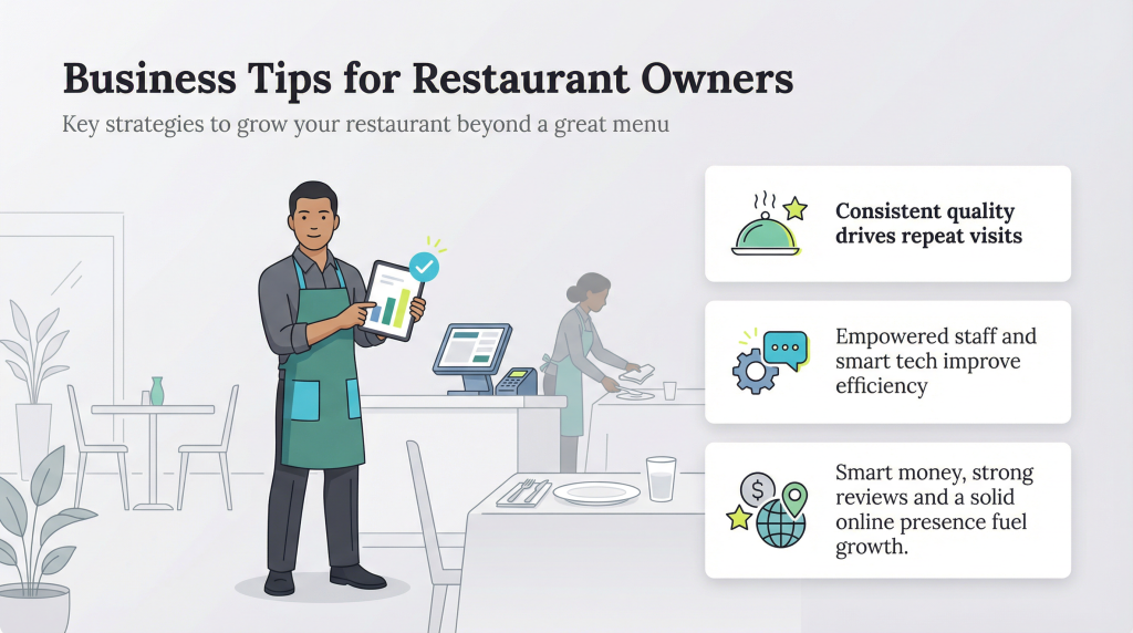 Take your restaurant to the next level: 13 tips for busy owners