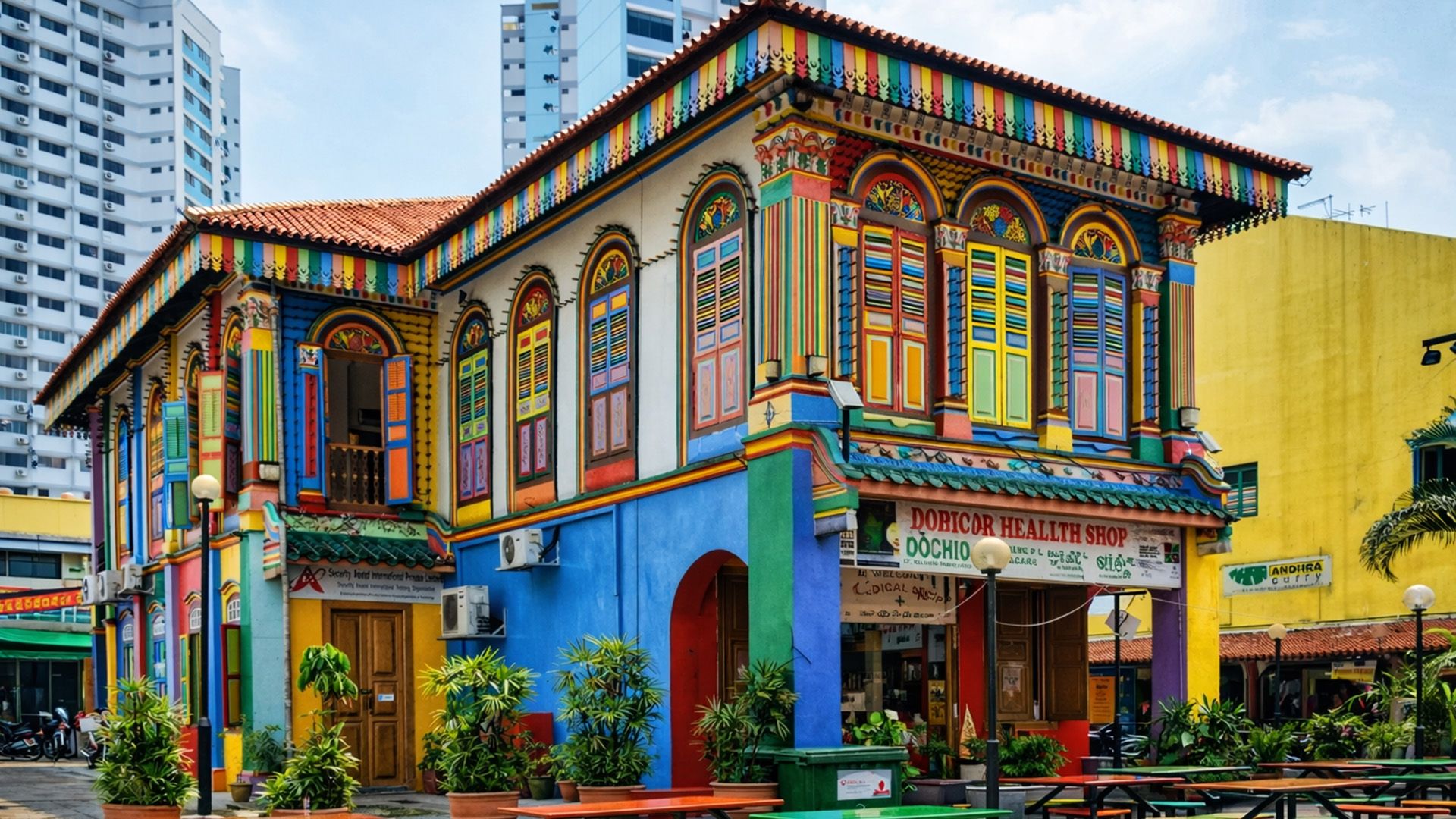 Colorful surprise in the city