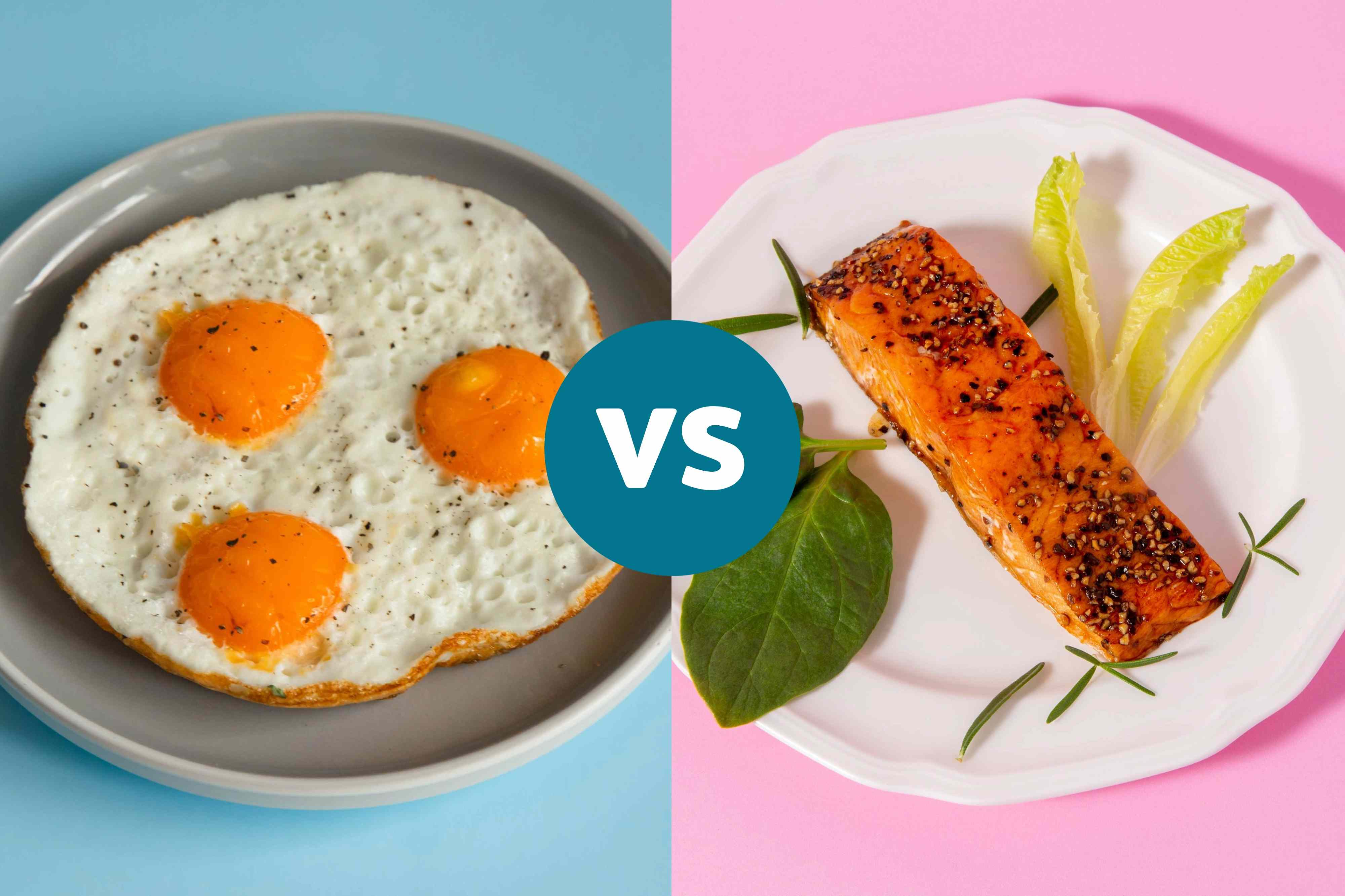 Eggs vs. salmon: Which is better for your blood pressure and cholesterol?