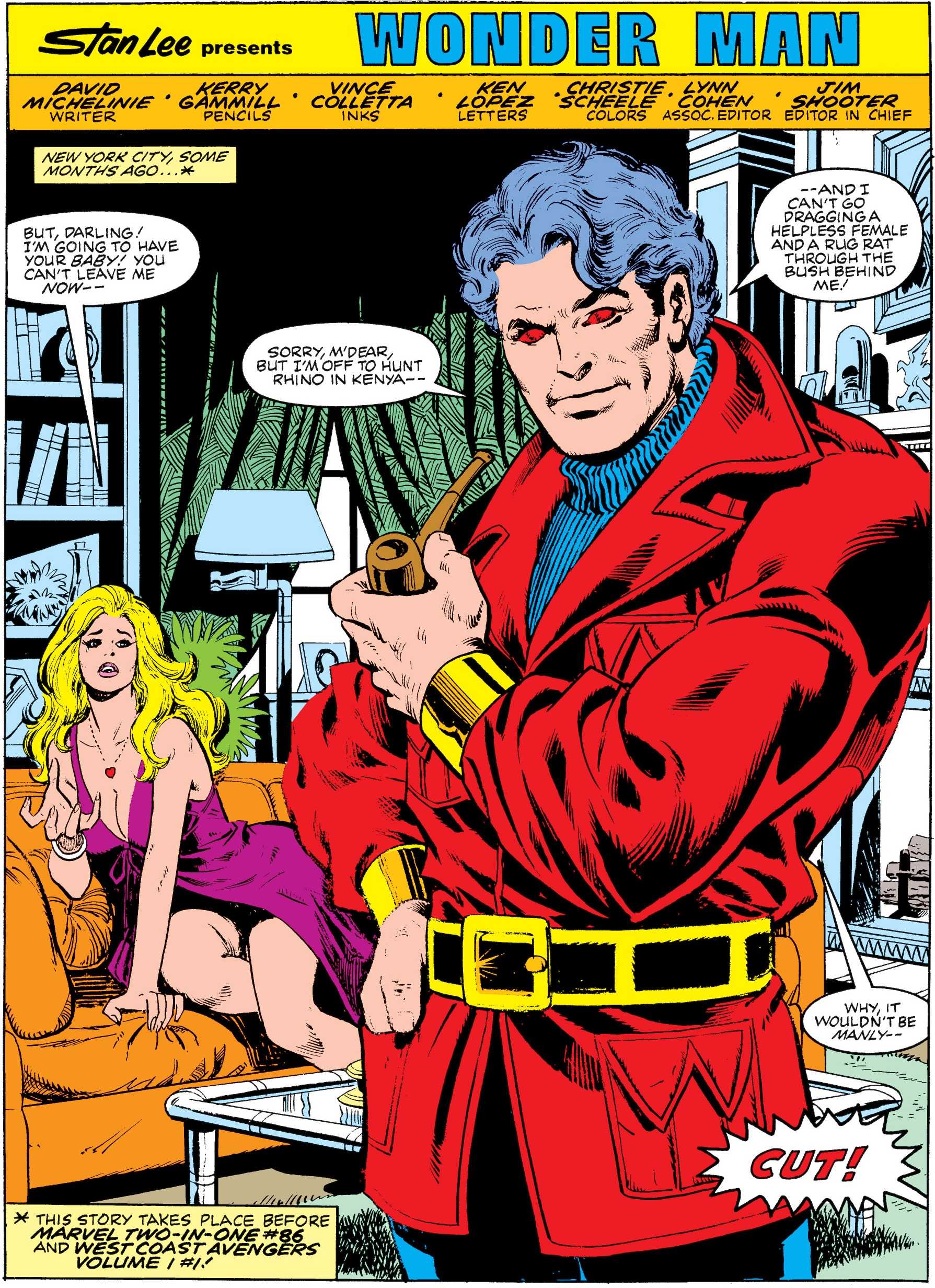 Wonder Man's complete Marvel Universe acting history
