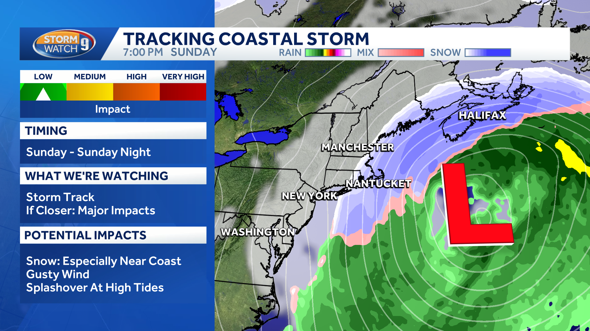 Tracking weekend coastal storm: Potential New Hampshire impacts, if any ...