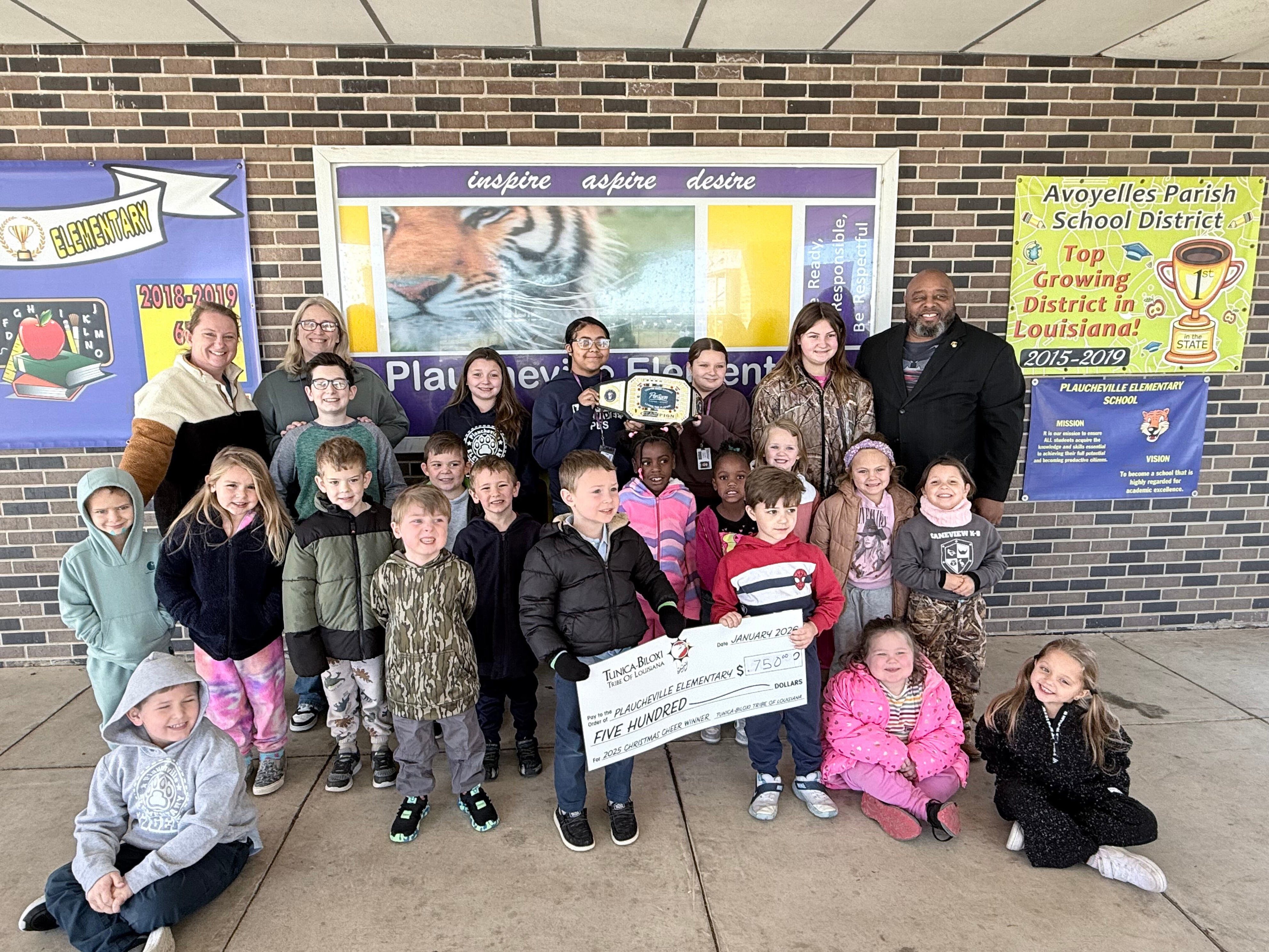 Christmas Cheer Food Drive check presentation 2026