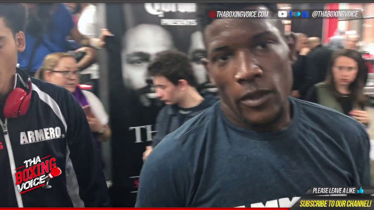 Behind the scenes with Keith Thurman and Erickson Lubin at Gleason's ...