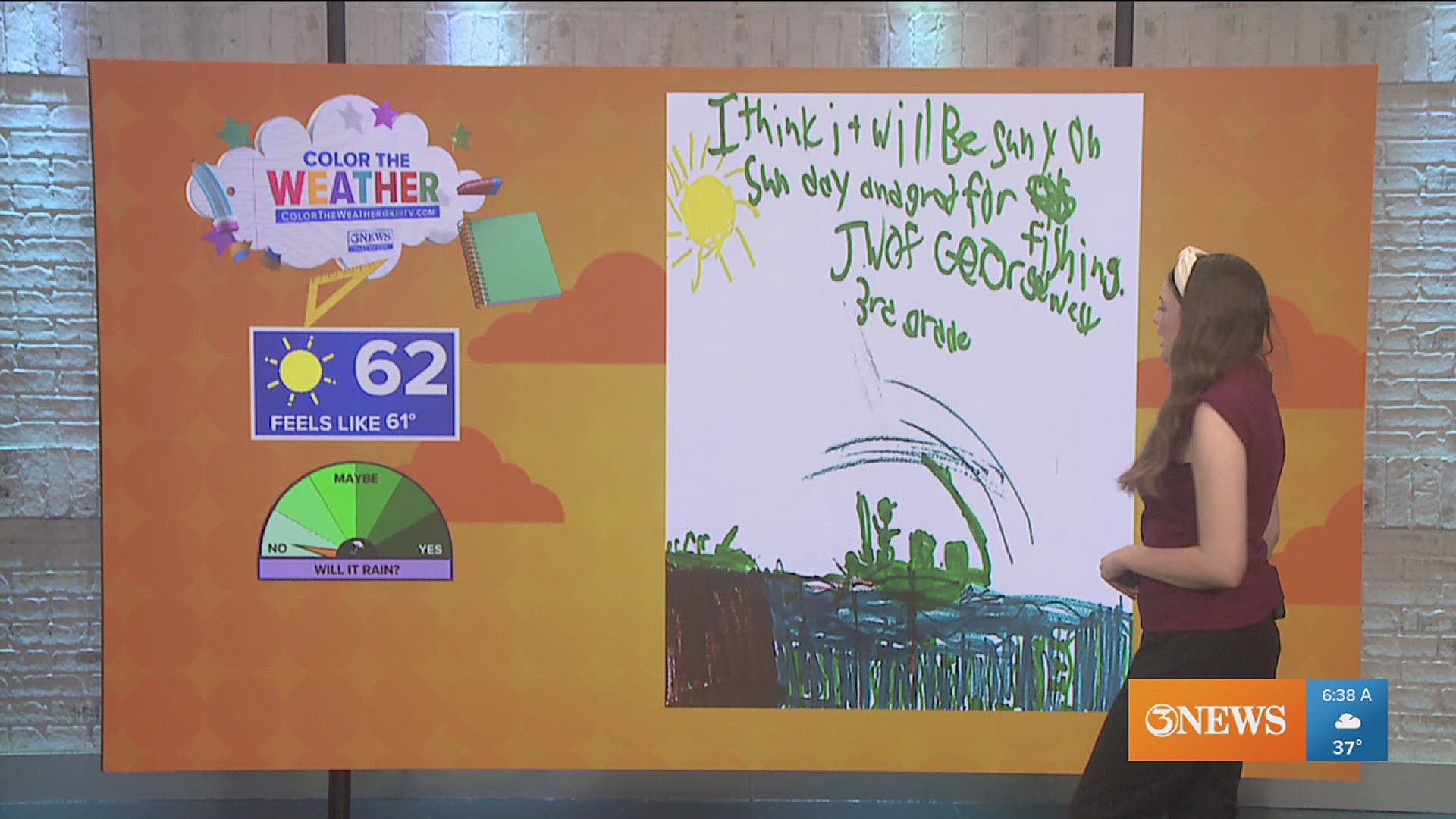 Color the weather with Met. Hope Boland, Jan. 28