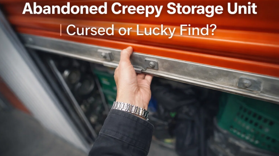 Abandoned creepy storage unit | Cursed or lucky find?
