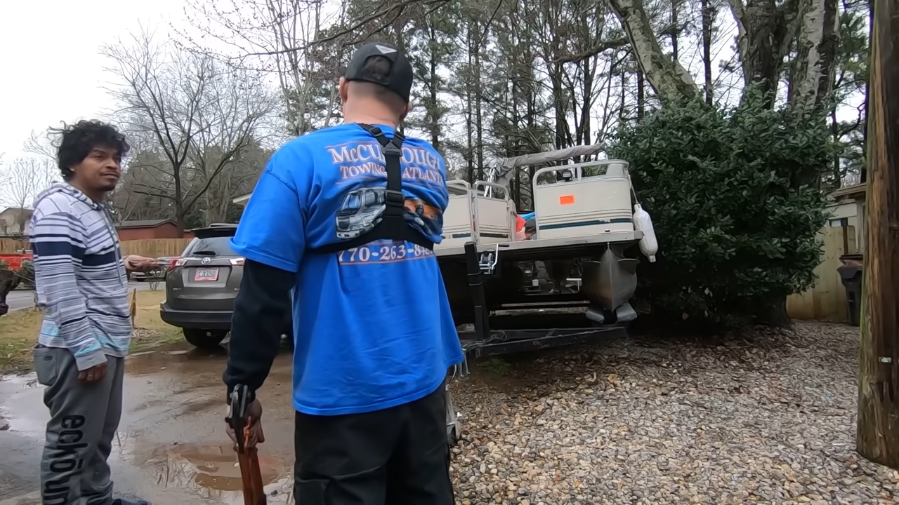 He begged for two hours but the boat tow was already happening