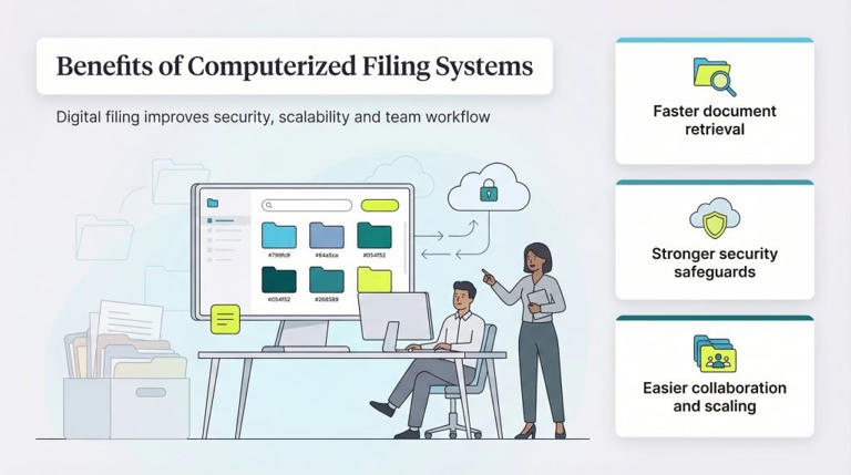 What is a computerized filing system?