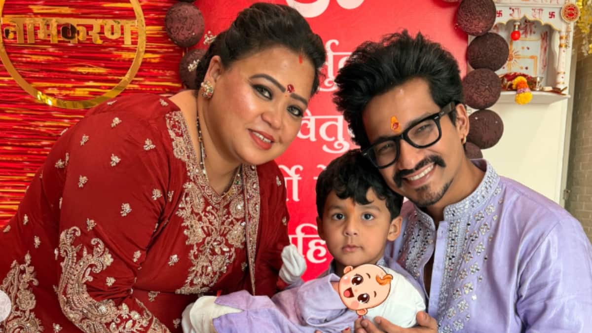 Bharti Singh, Haarsh Limbachiyaa reveal son Kaju's real name; see cute pics