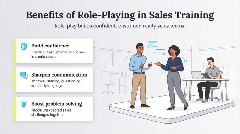Use role-playing to engage your sales force