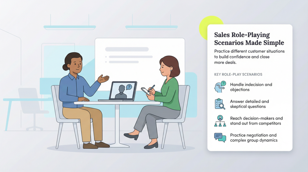 Use role-playing to engage your sales force
