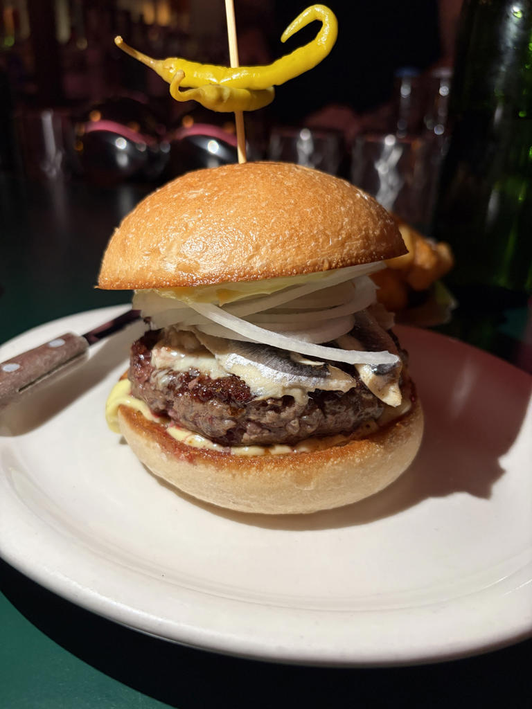 For an actually interesting burger, go to Eel Bar