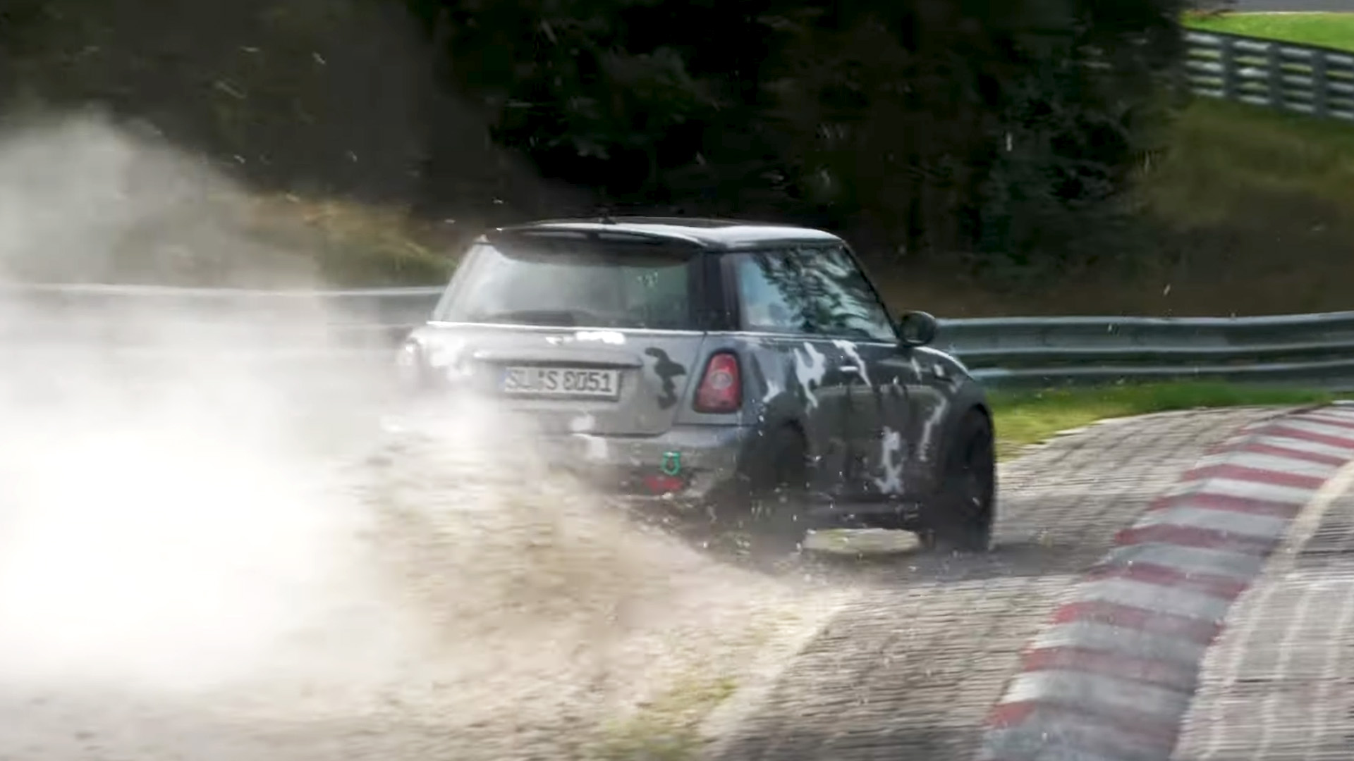 Aggressive driving moments at Nürburgring Nordschleife