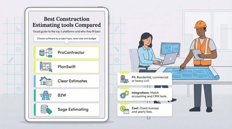 5 best construction estimating tools
