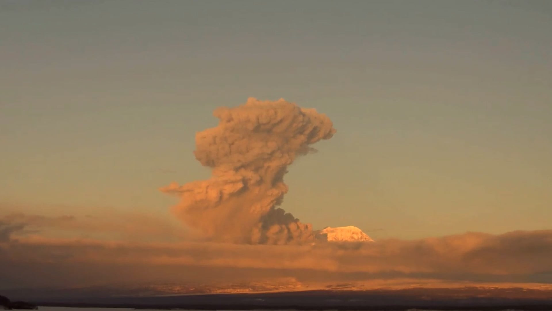 Russian volcano erupts twice in one day