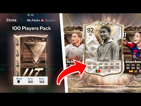 I opened 30 x 100 Centurion player packs in EA FC 24!