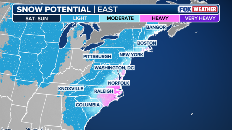 Tracking potential nor’easter that could 'bomb out' and bring snow to ...