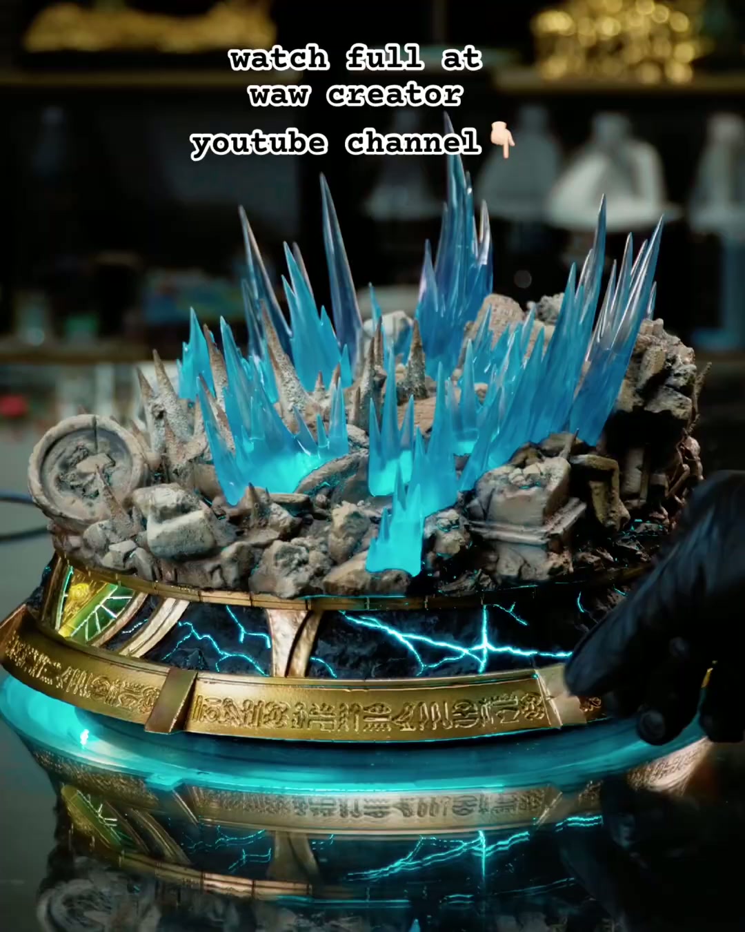 How to make glowing Blue Eyes White Dragon diorama with way too much ...