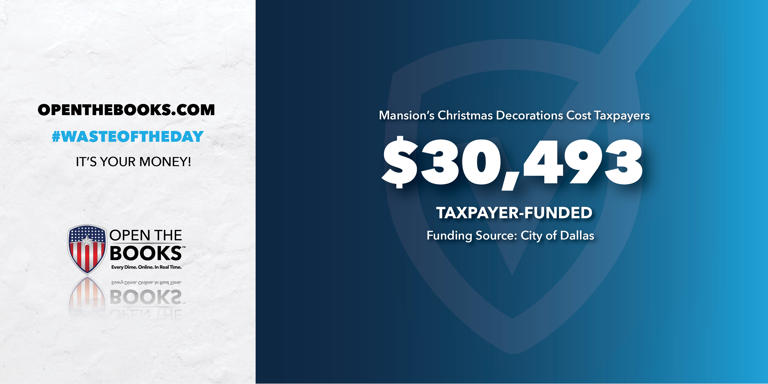 Waste of the day: How the Grinch stole $30,000