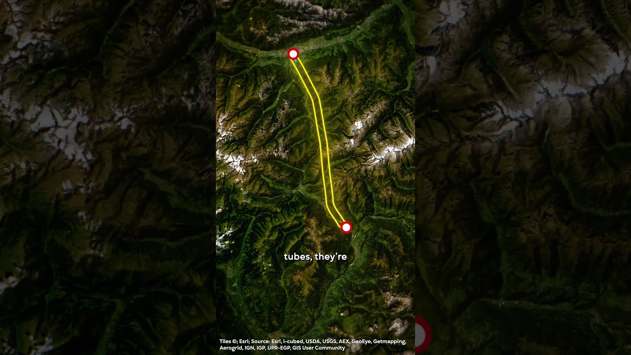 This is the longest underground railway connection in the world