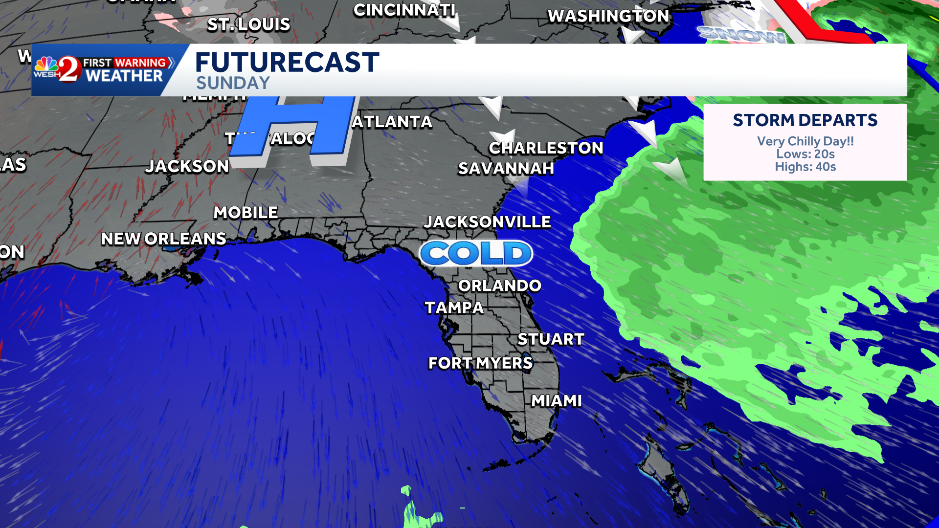 Snow flurries possible near Orlando as Florida braces for record cold