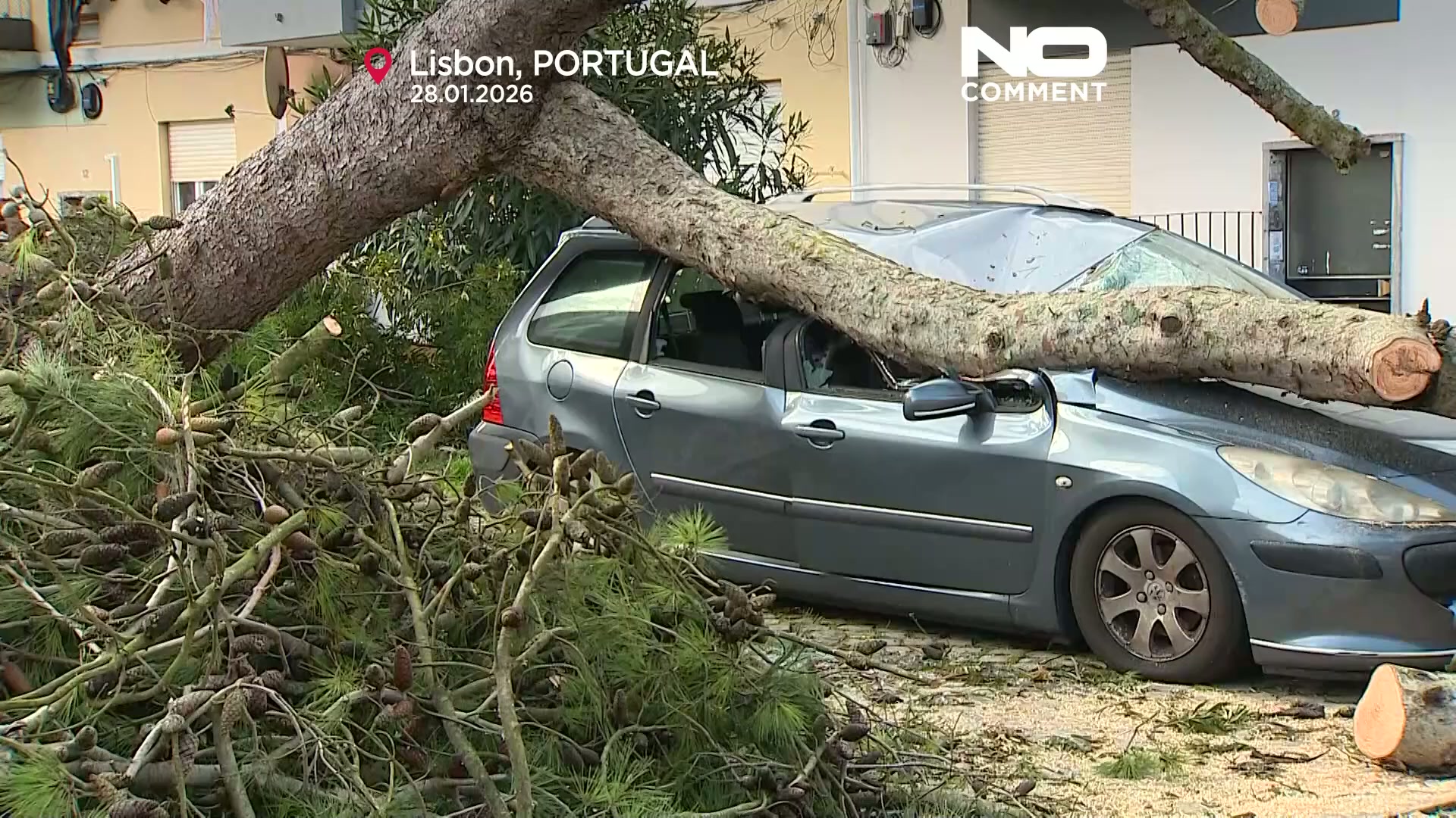 Storm Kristin kills two in Portugal, causes widespread damage and power ...