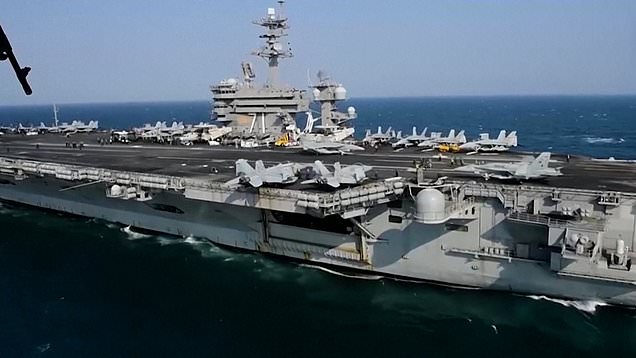 This is the enormous US aircraft carrier leading Donald Trump's 'armada ...