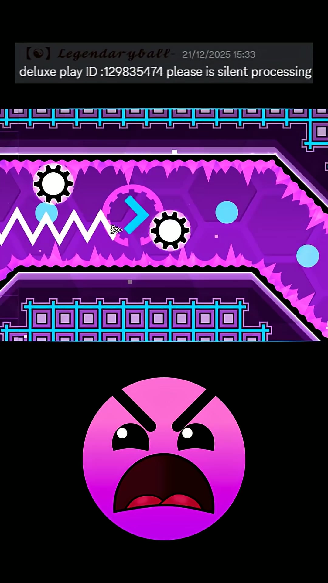 Beating impossible Geometry Dash levels #geometrydash #gd #challenge