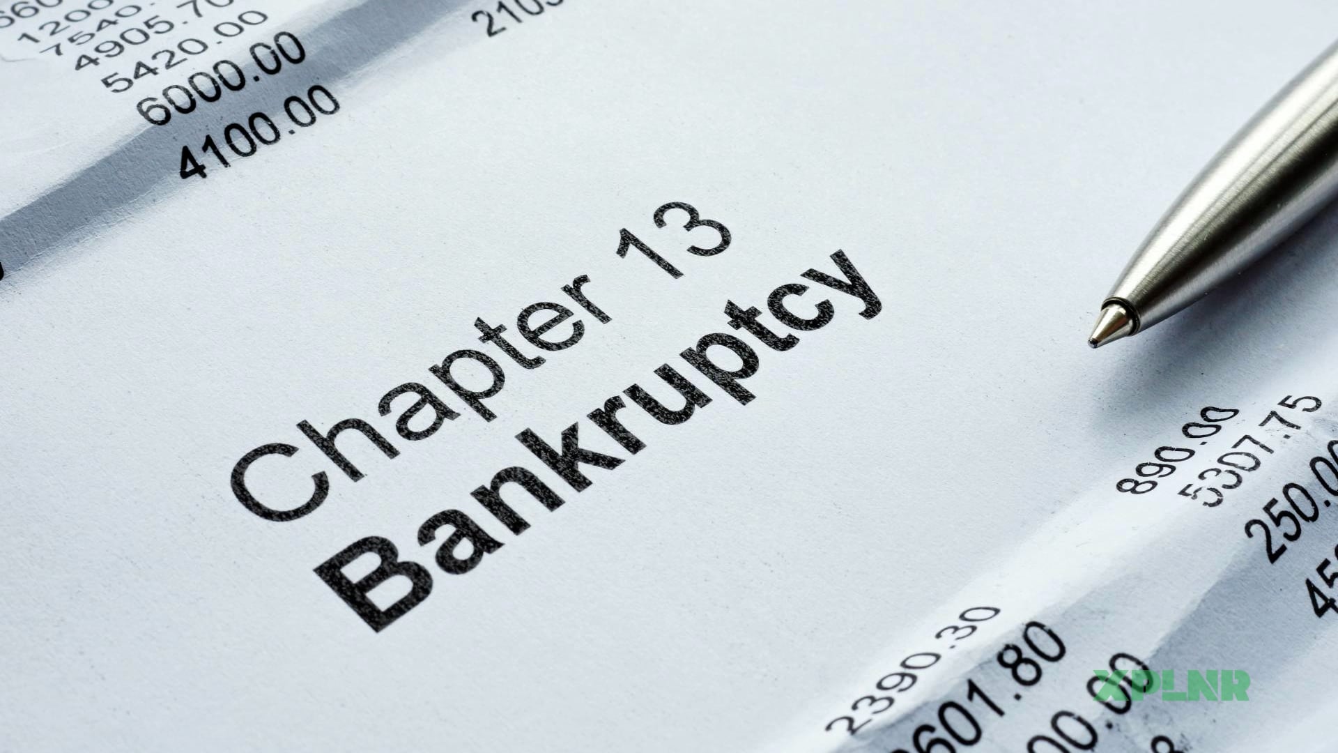 What does being bankrupt mean?