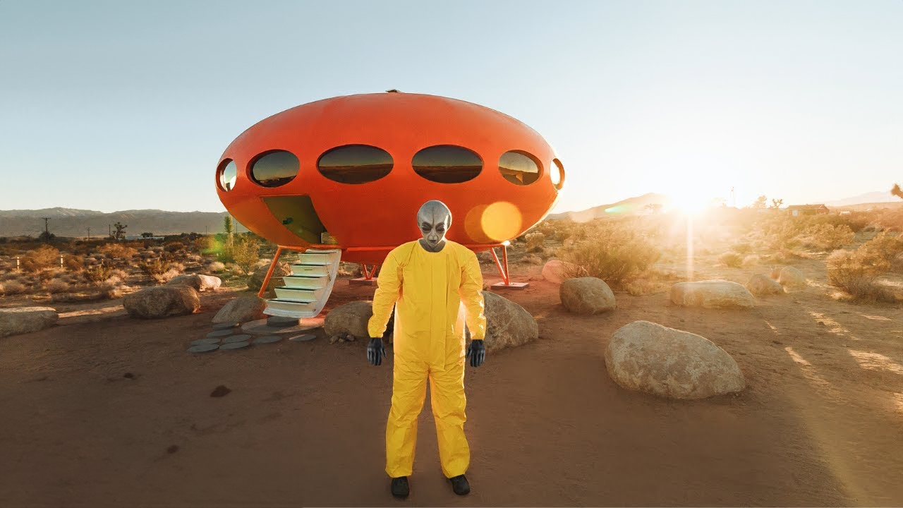 Spending a night in a UFO-themed Airbnb