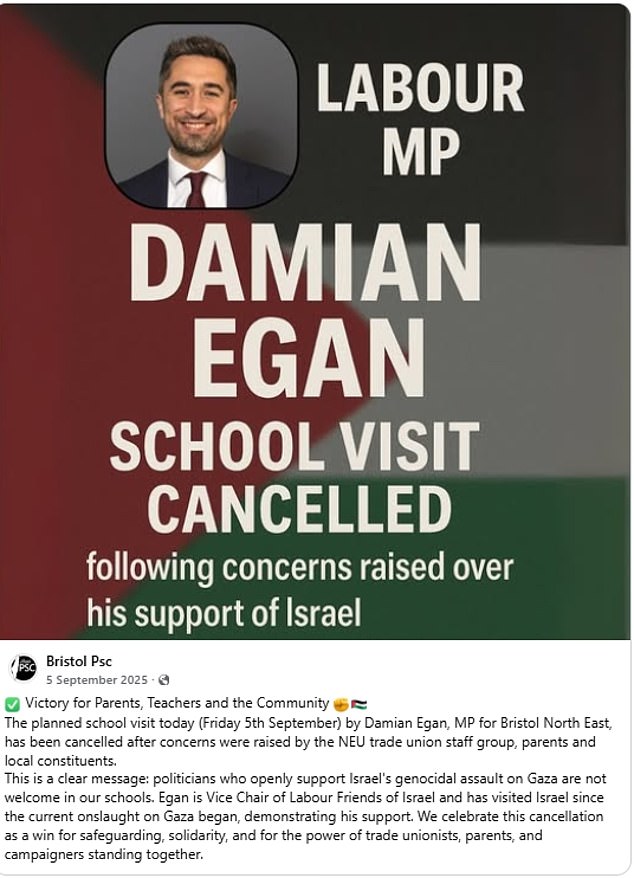 Ofsted says 'no evidence' of political bias at school that postponed ...