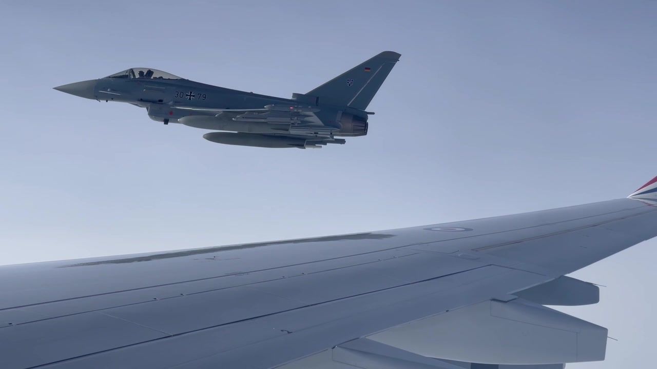 RAF Typhoon squawks 7700 over Aberdeenshire